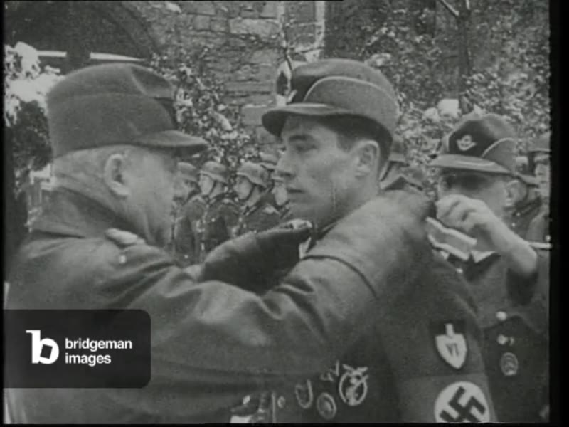 Image of Training and decoration of Nazi soldiers, 1945
