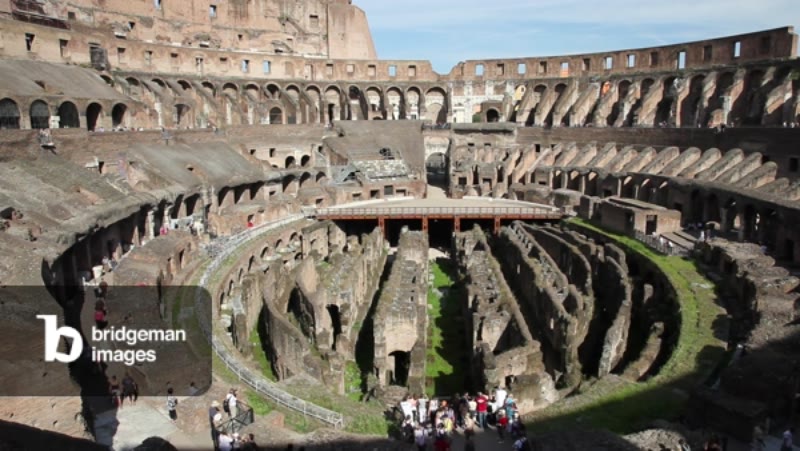 Image of The Coliseum (Amphitheatrum Flavium), Interior, Arena