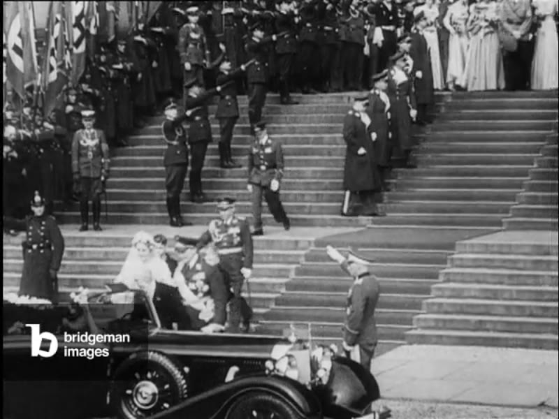 Image of The wedding of Hermann Göring, commander in chief of the