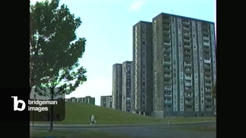 Image of Skyscrapers, Ballymun, Tower Blocks, Dublin, Republic of ...